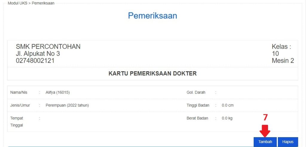 Pemeriksaan – SISKO DOCS